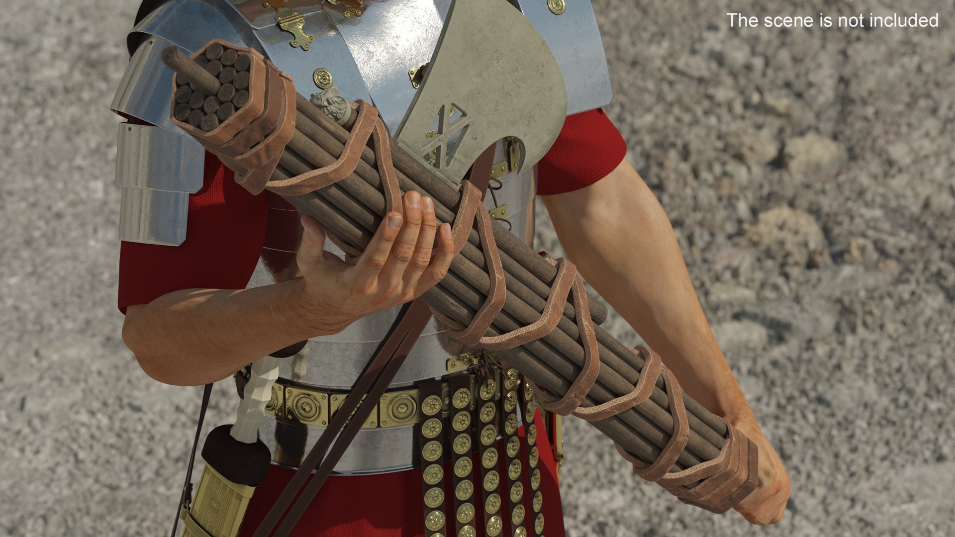 3D Ancient Roman Justice Symbol Fasces Axe - TurboSquid 2422346