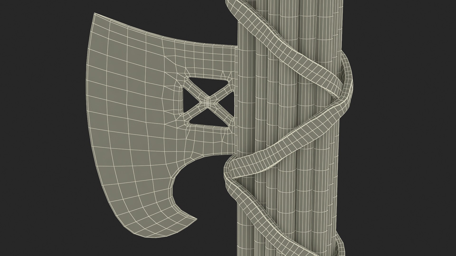 3D Ancient Roman Justice Symbol Fasces Axe - TurboSquid 2422346