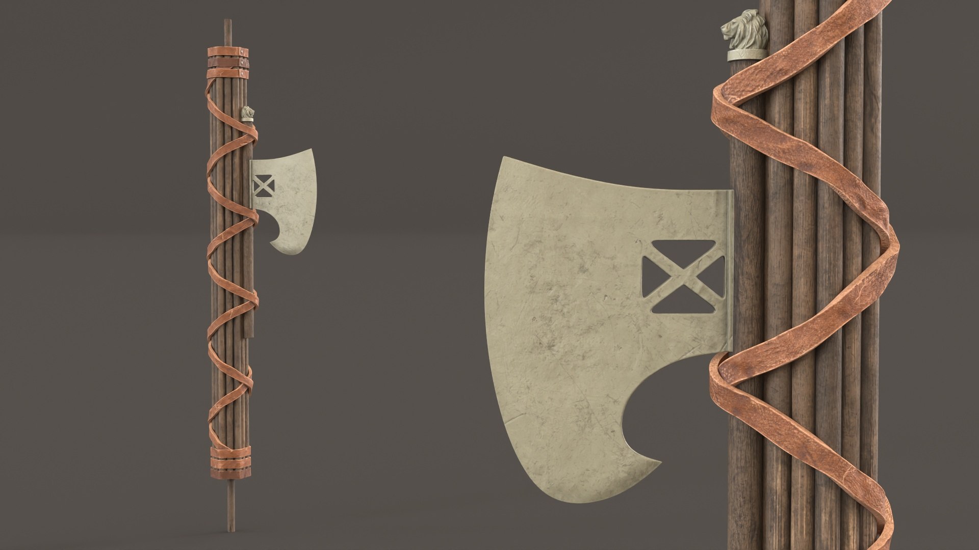 3D Ancient Roman Justice Symbol Fasces Axe - TurboSquid 2422346