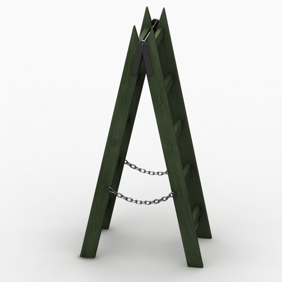 3d Model Stairs Folding Wood