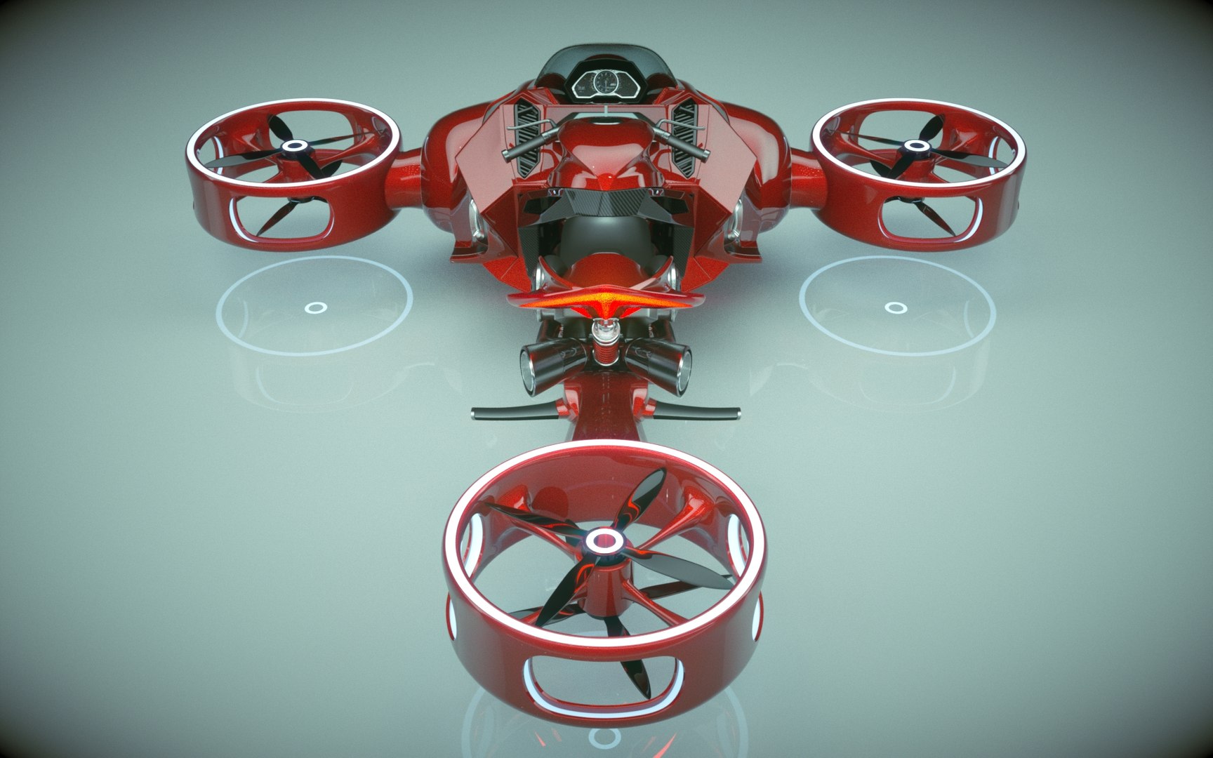 T Copter Bike 11 3D - TurboSquid 1982666
