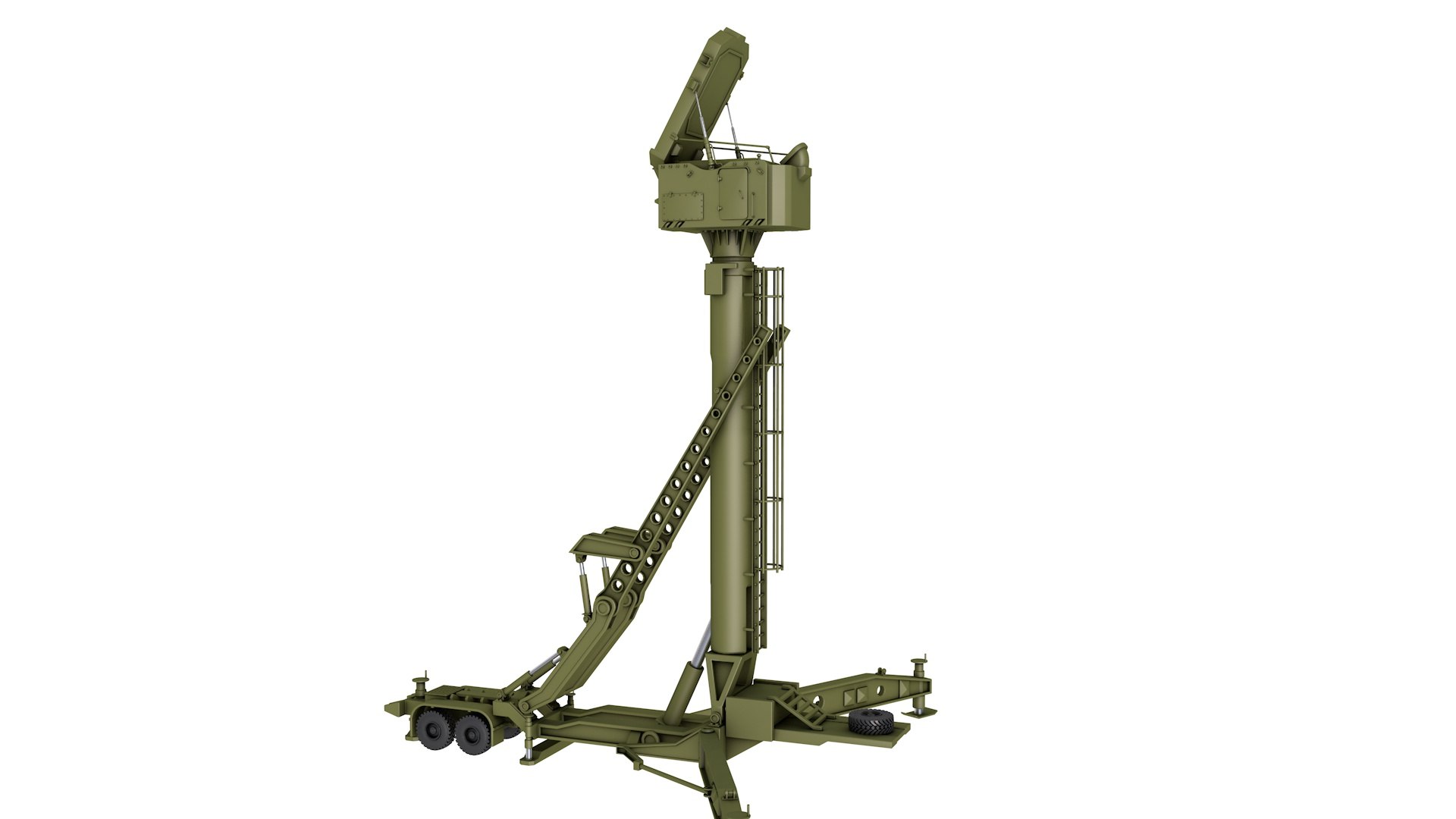 40V6M Flap Lid Mast Radar 3D - TurboSquid 2344357