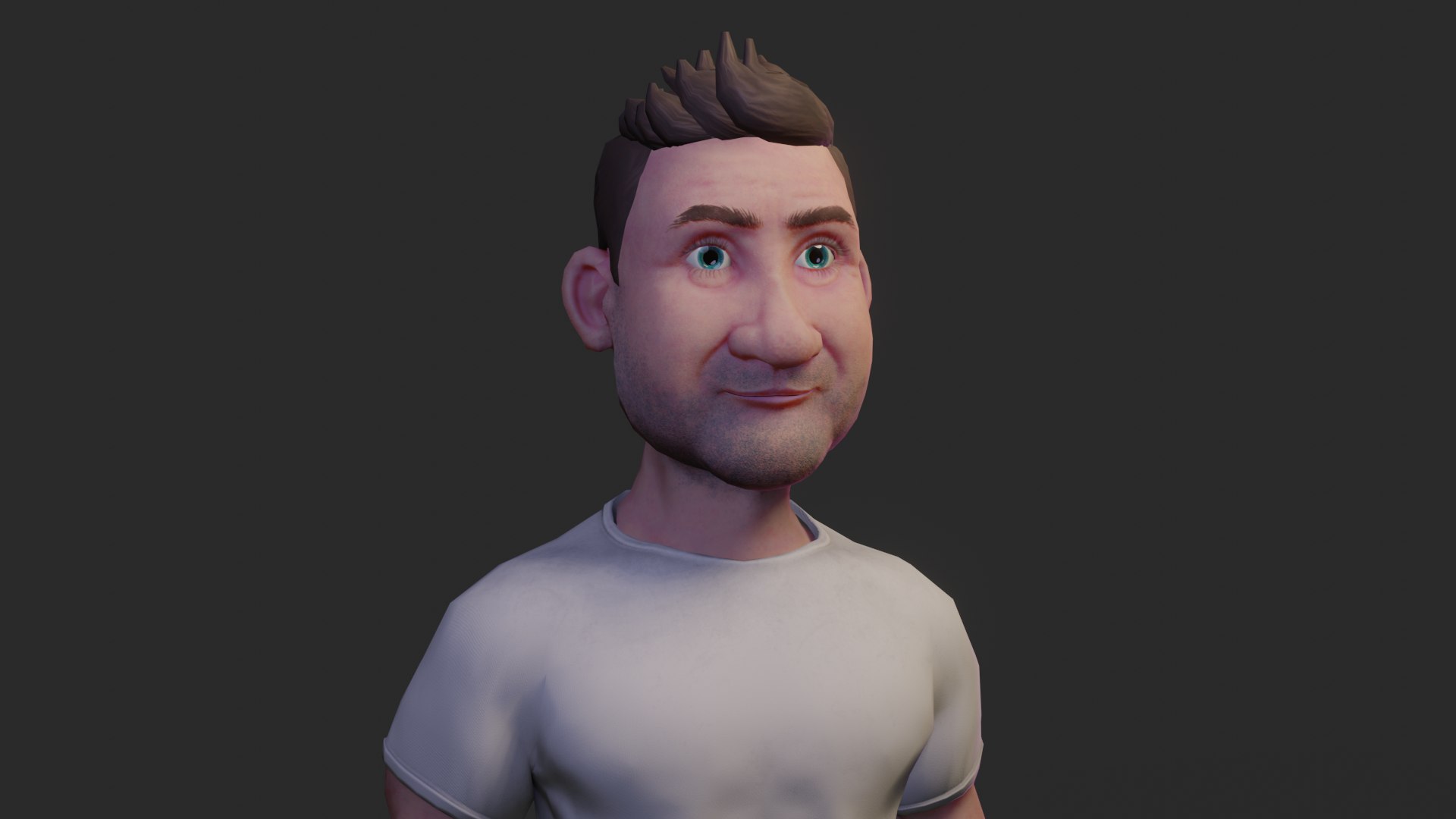 Regular Man Cartoon Character 3D Model - TurboSquid 2242247