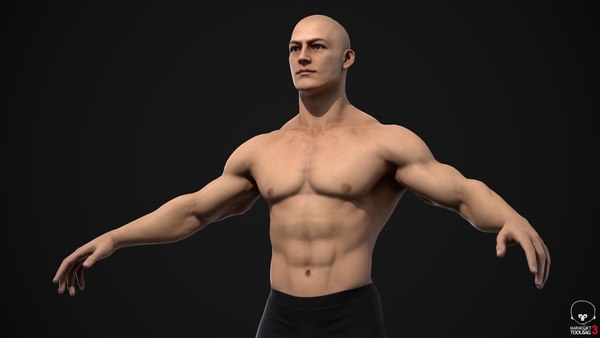 Muscle man 3D model - TurboSquid 1752713