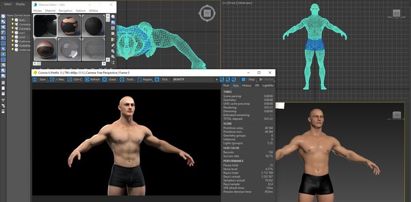 Muscle man 3D model - TurboSquid 1752713