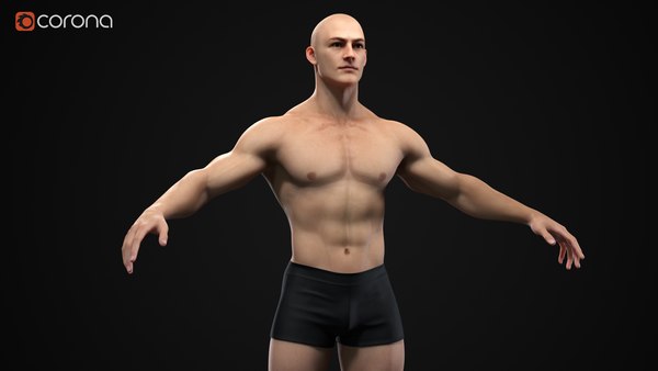 Muscle man 3D model - TurboSquid 1752713