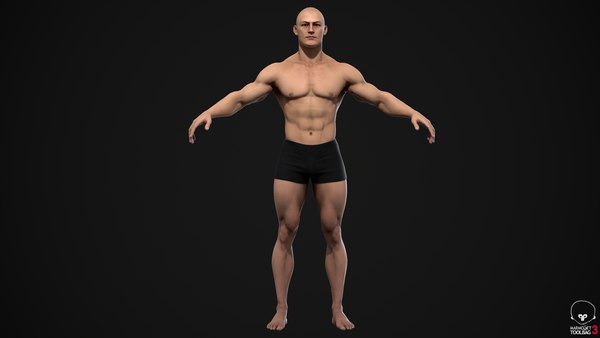 Muscle man 3D model - TurboSquid 1752713