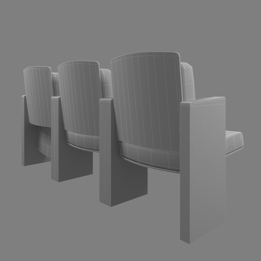 3d Model Theatre Seats