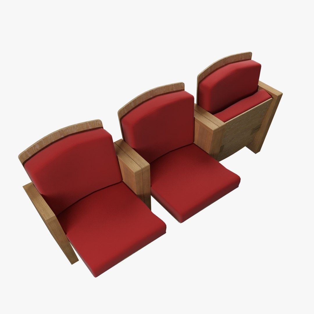 3d Model Theatre Seats