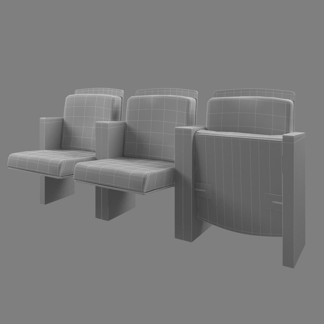 3d Model Theatre Seats