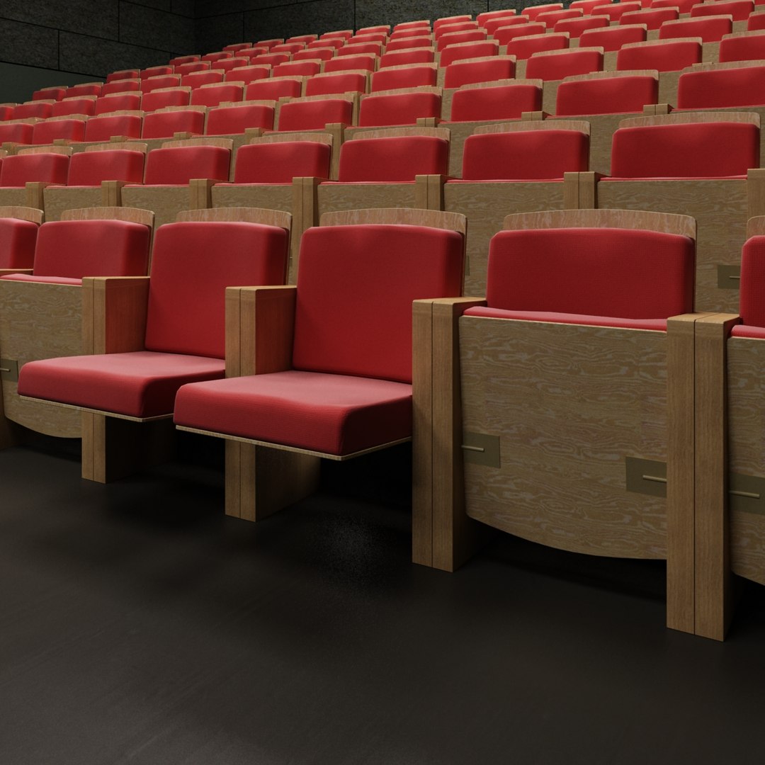 3d Model Theatre Seats