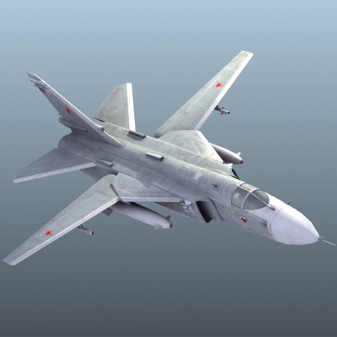 3d Model Sukhoi Su-24 Fencer