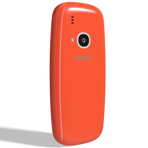 3d realistic nokia 3310 2017 model