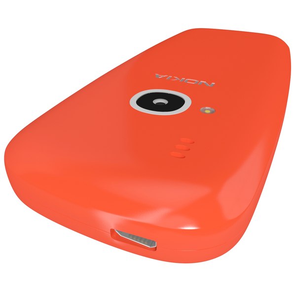 3d realistic nokia 3310 2017 model