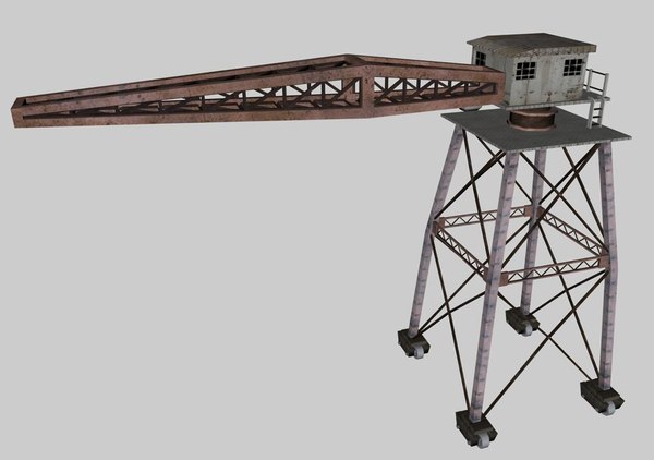 3D модель кран - TurboSquid 507224