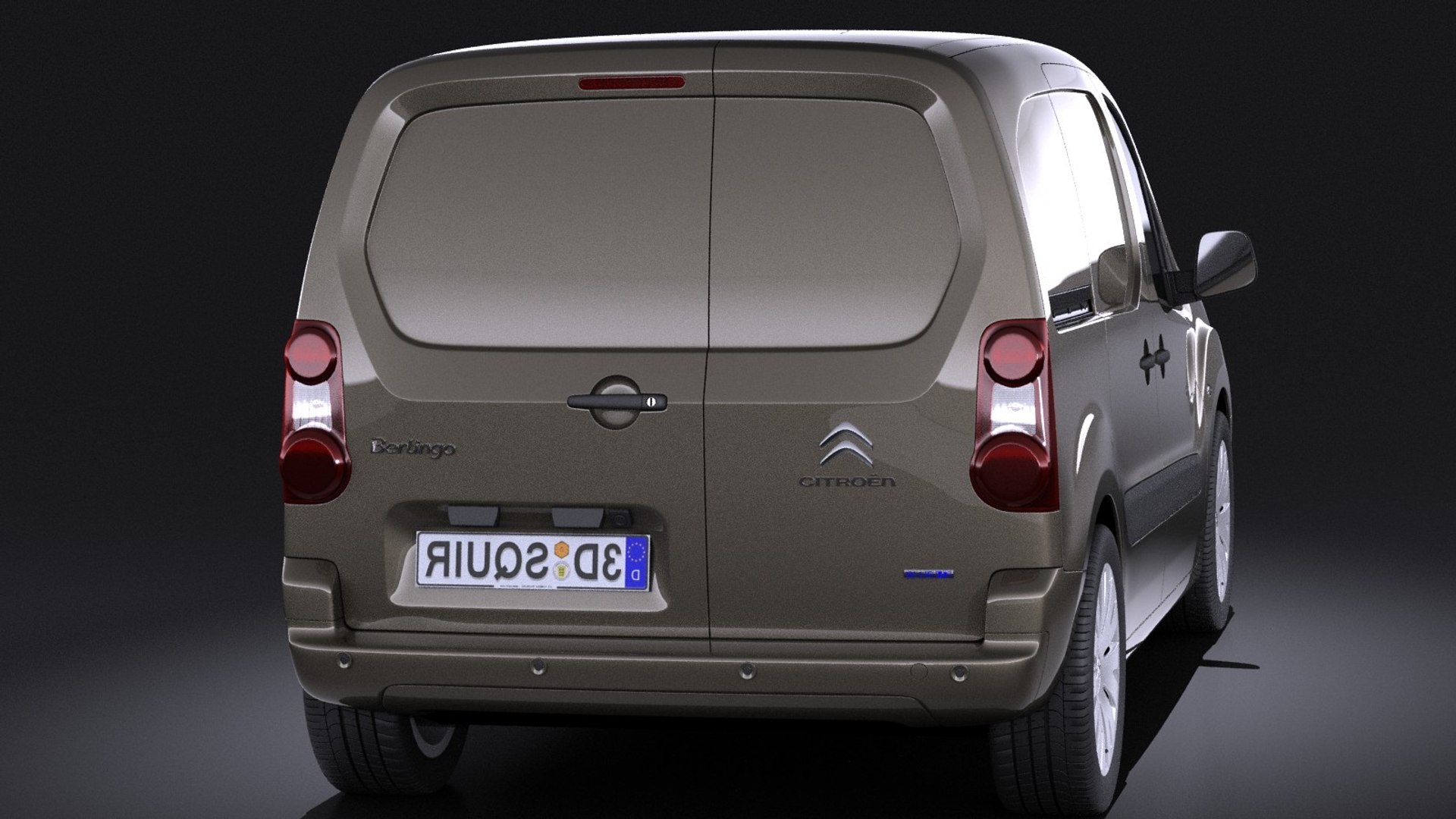 3d Model 2015 Citroen Berlingo