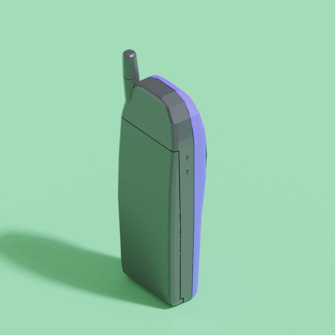 3D Nokia Mobile Phone Model - TurboSquid 1553869