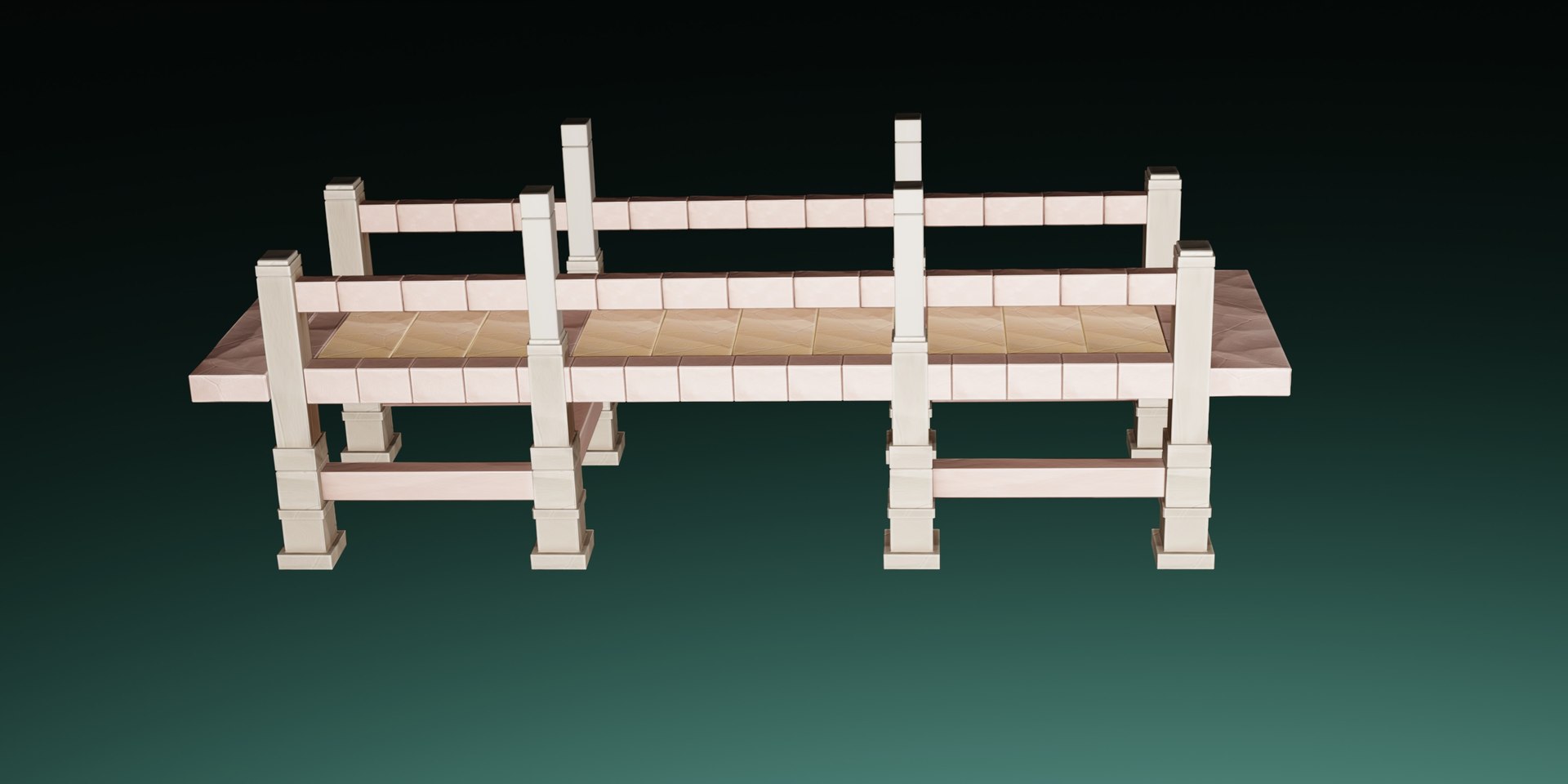 3D Rock And Wood Bridges Model - TurboSquid 2275551