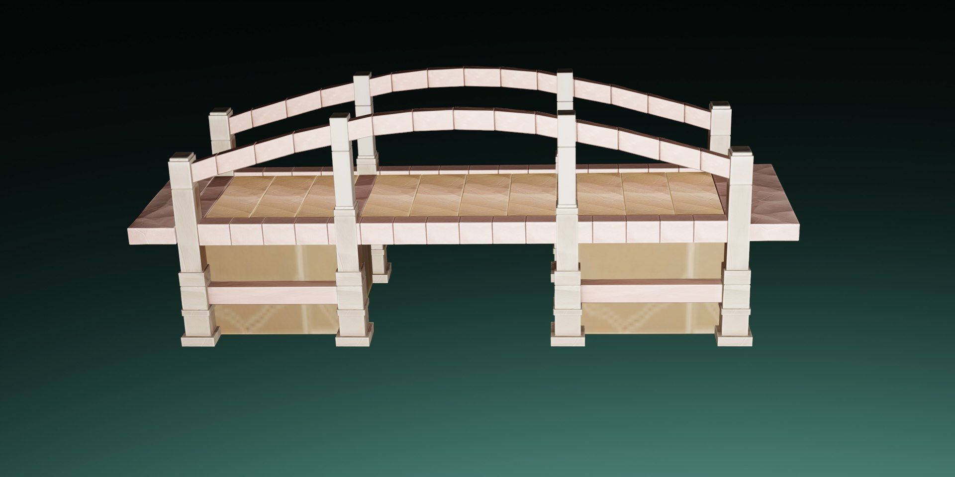 3D Rock And Wood Bridges Model - TurboSquid 2275551
