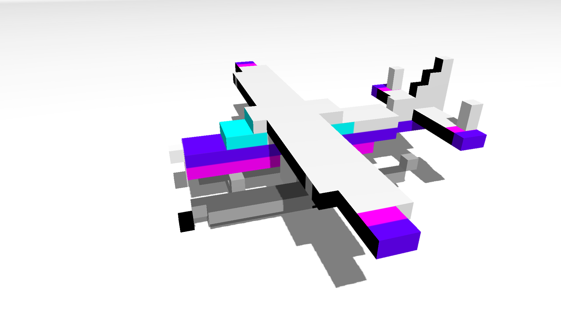 Cessna 208 Amphibian Pixelated 3D Model - TurboSquid 1912941