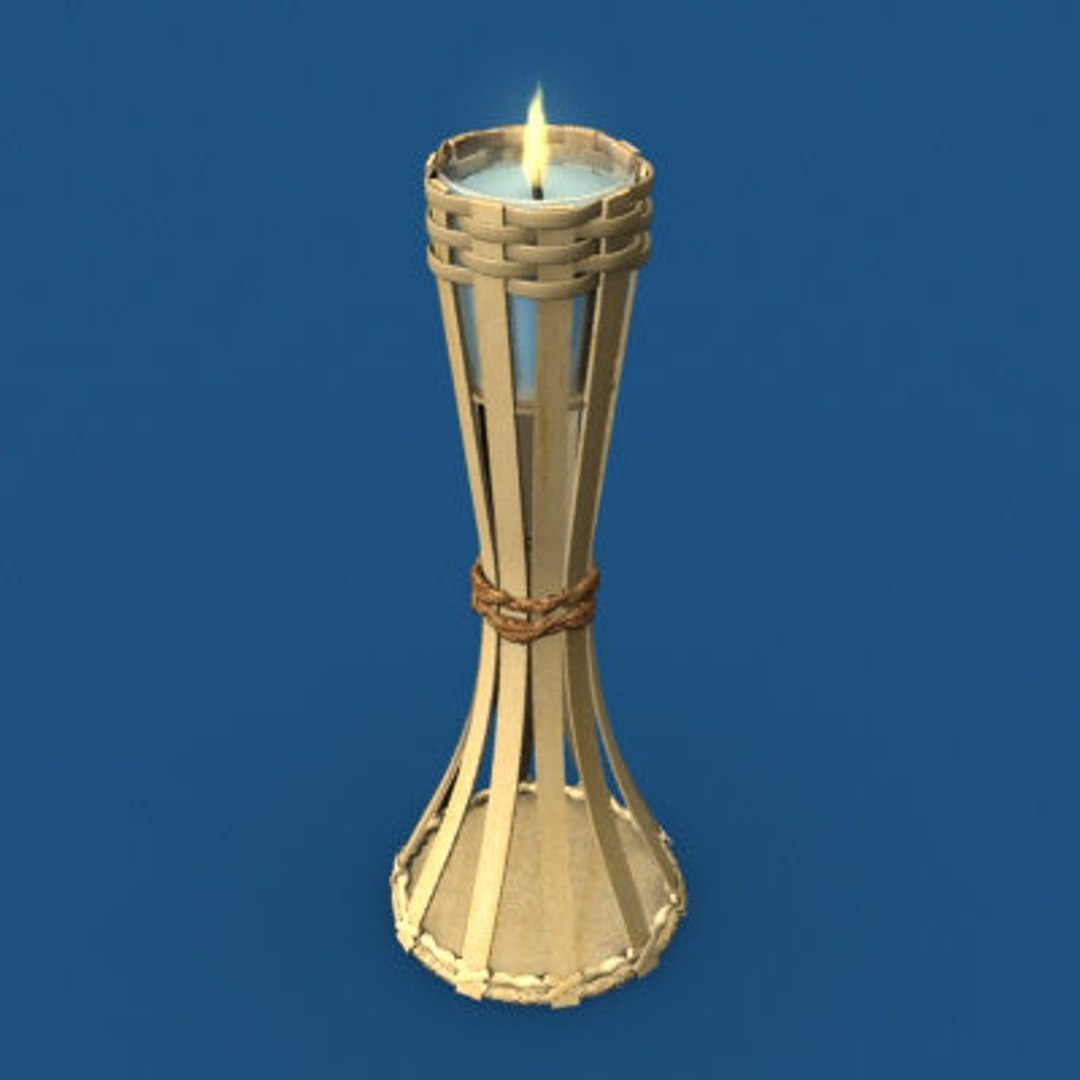 Tiki Torches 3d Model