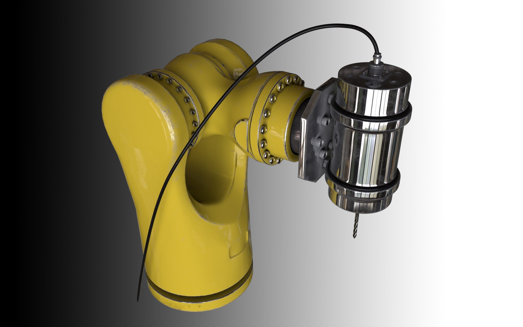 CNC Milling Robot Arm Machine 3D Model - TurboSquid 2320215