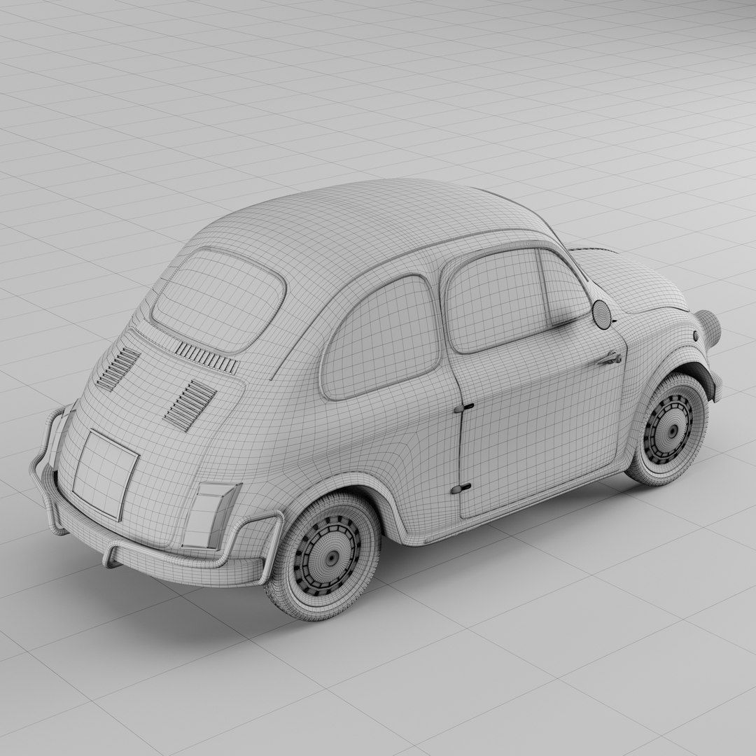 3D fiat 500 - TurboSquid 1679660