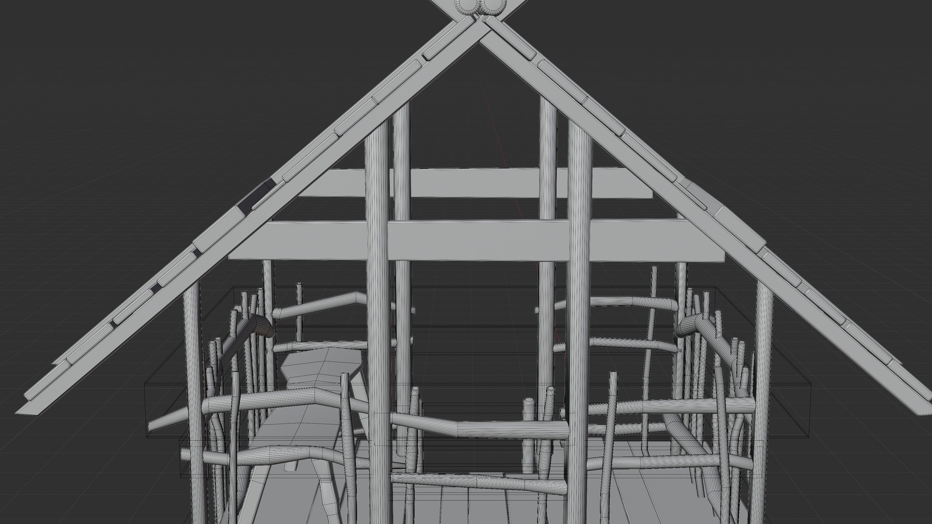 3D Wooden Watchtower Model - TurboSquid 2254023