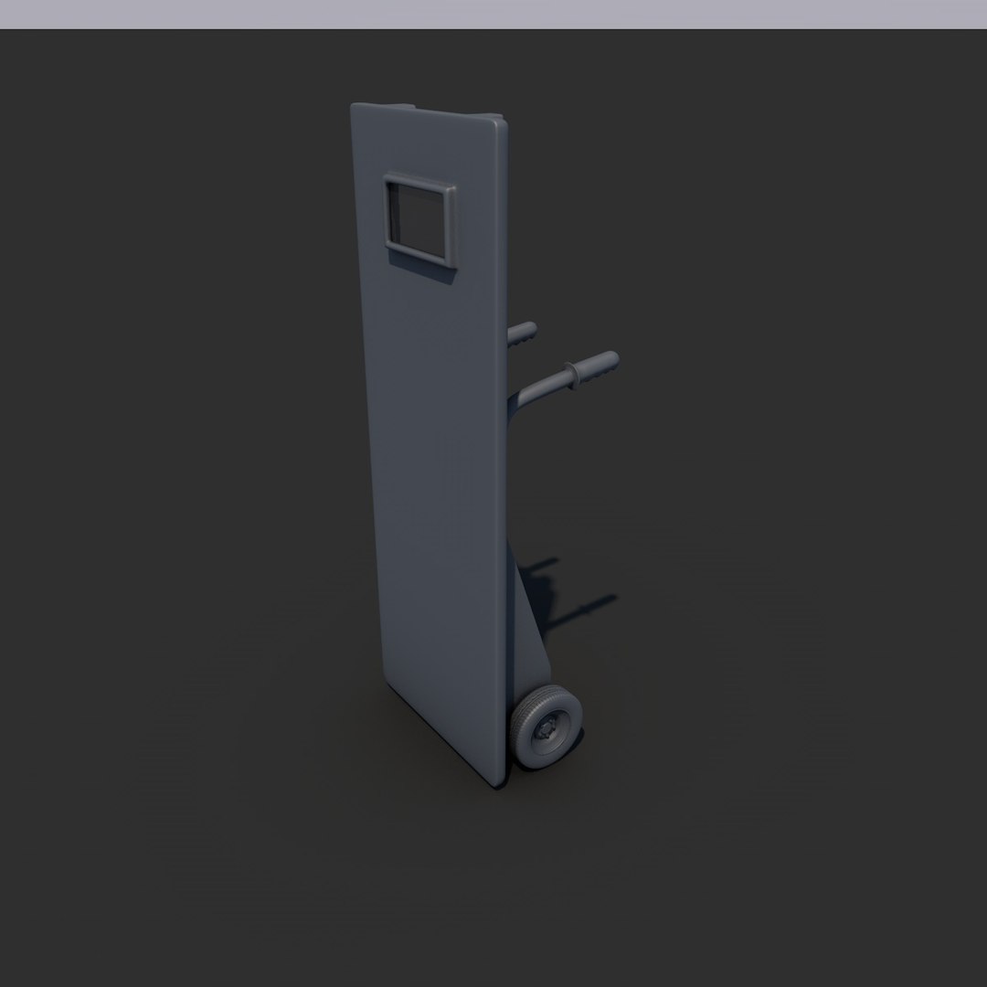 3d French Shield Model