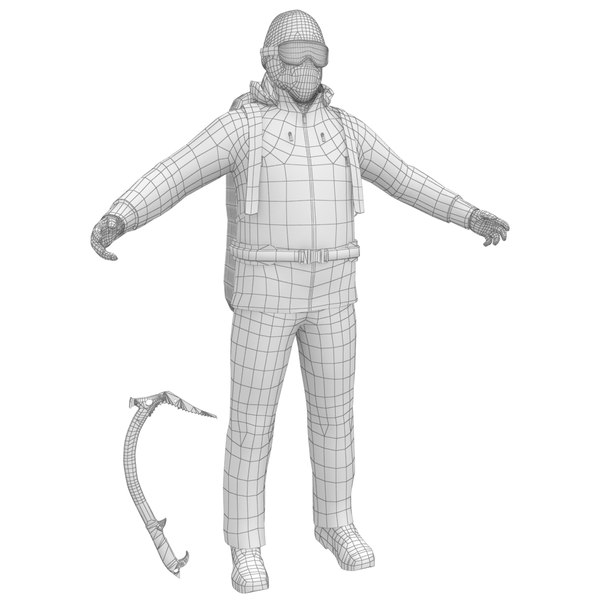 3D rock climber - TurboSquid 1404264