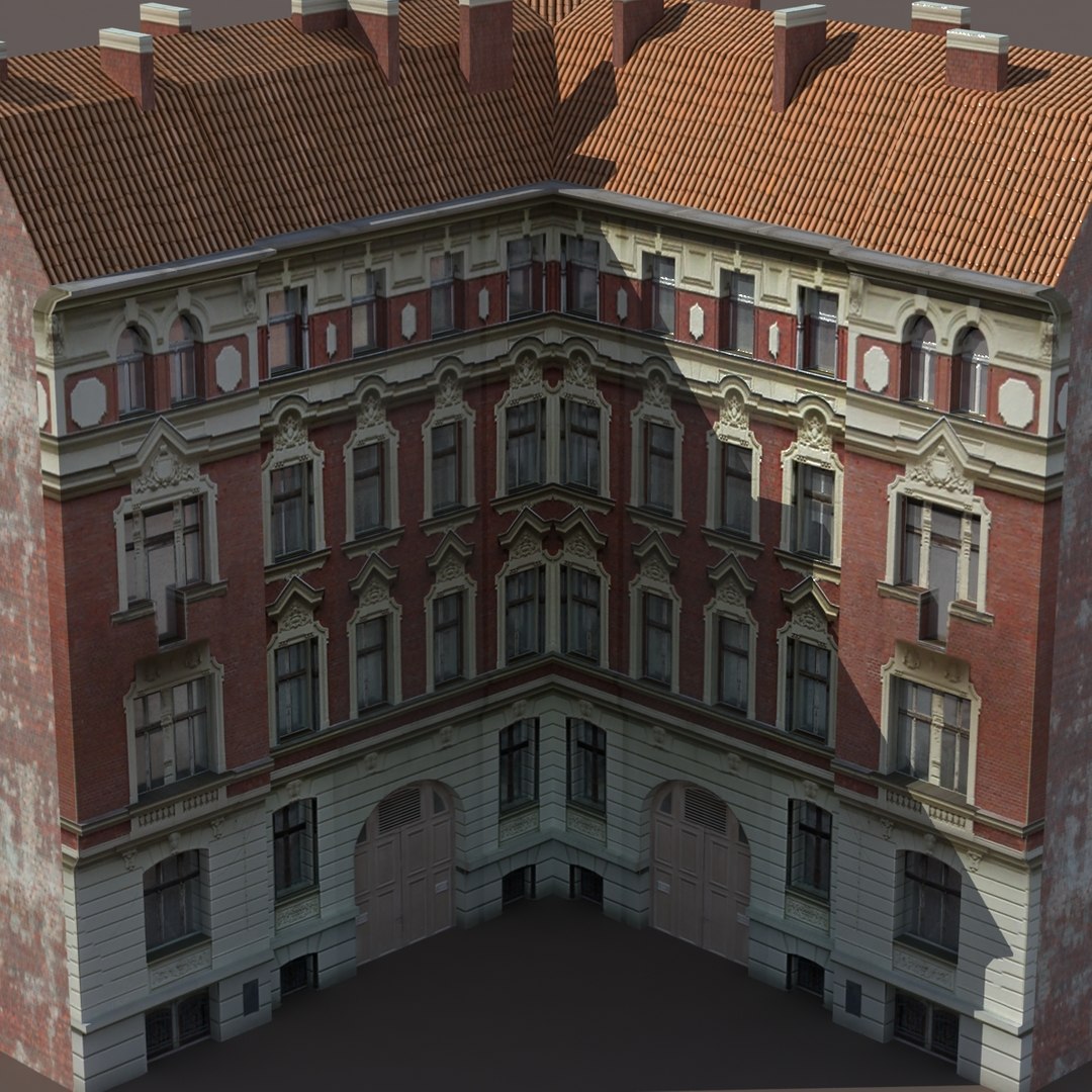 3d Max Old Building