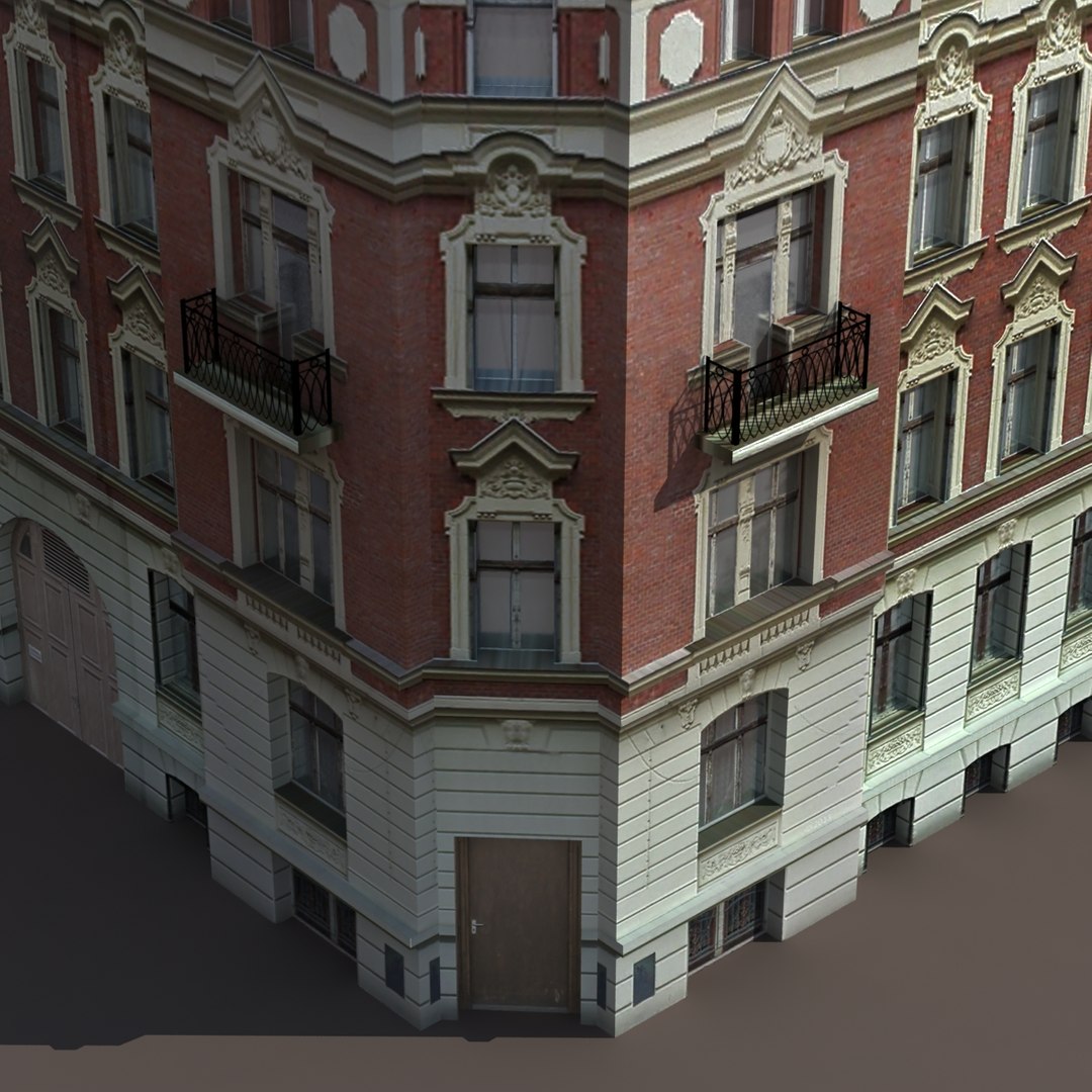 3d Max Old Building