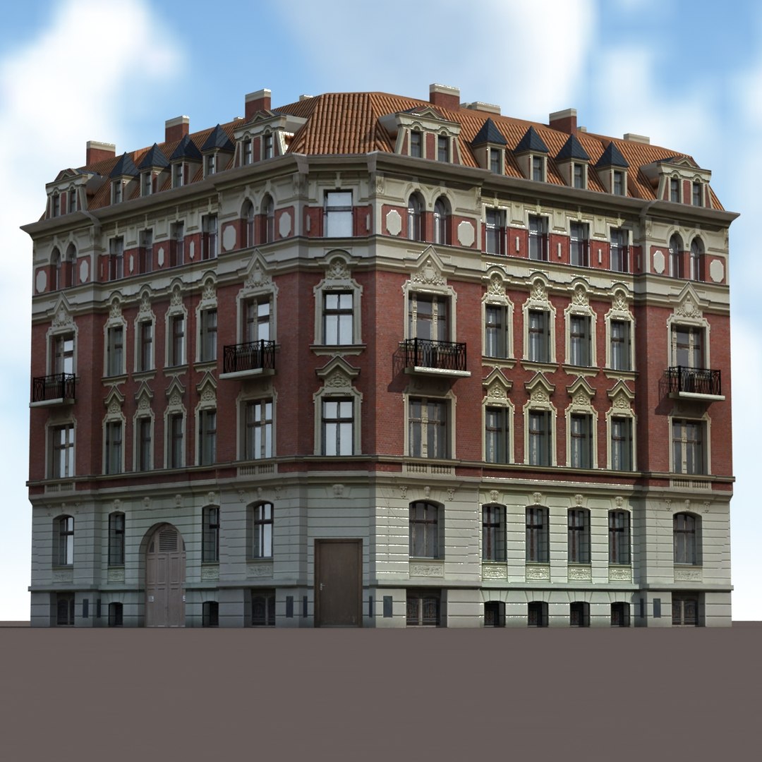 3d Max Old Building