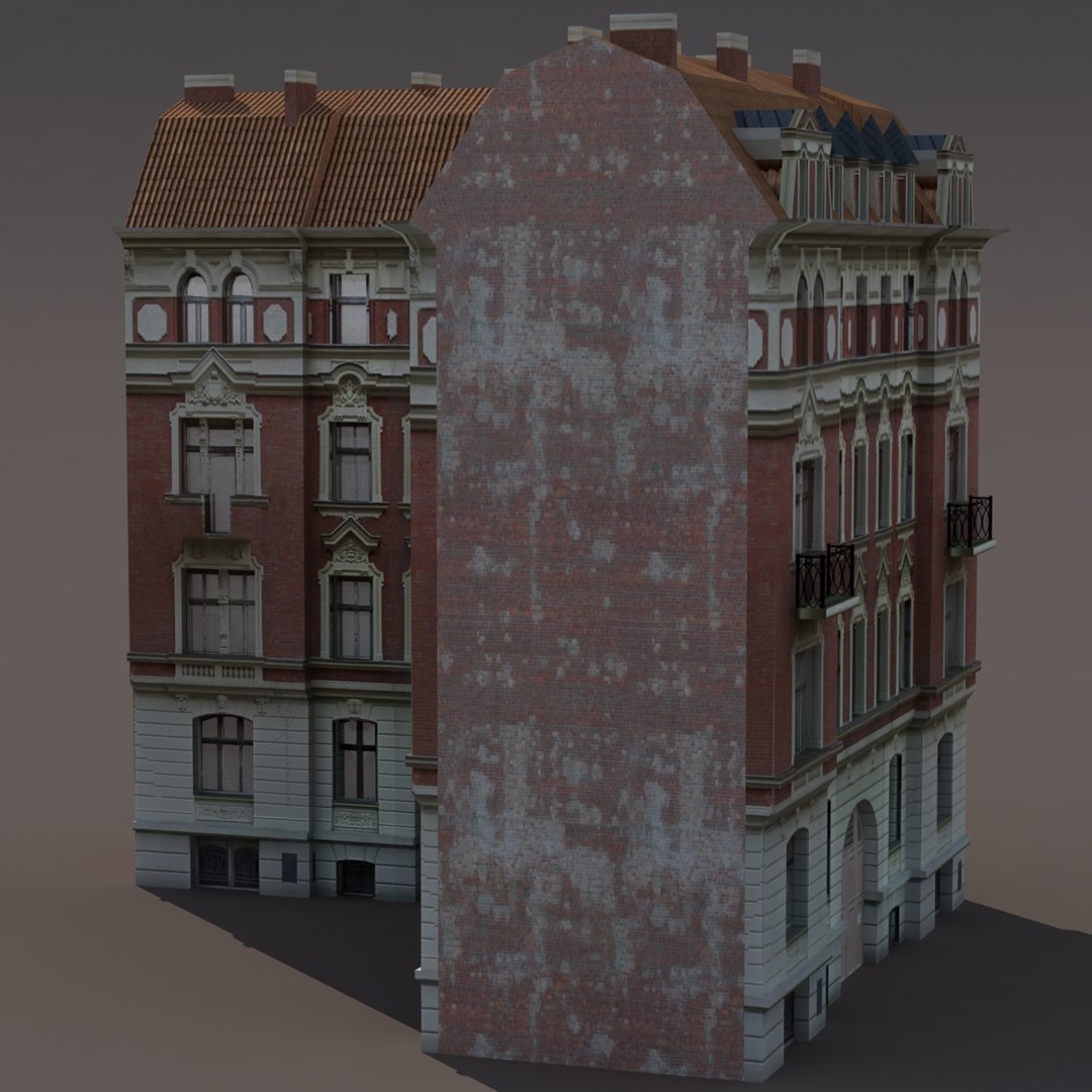 3d Max Old Building