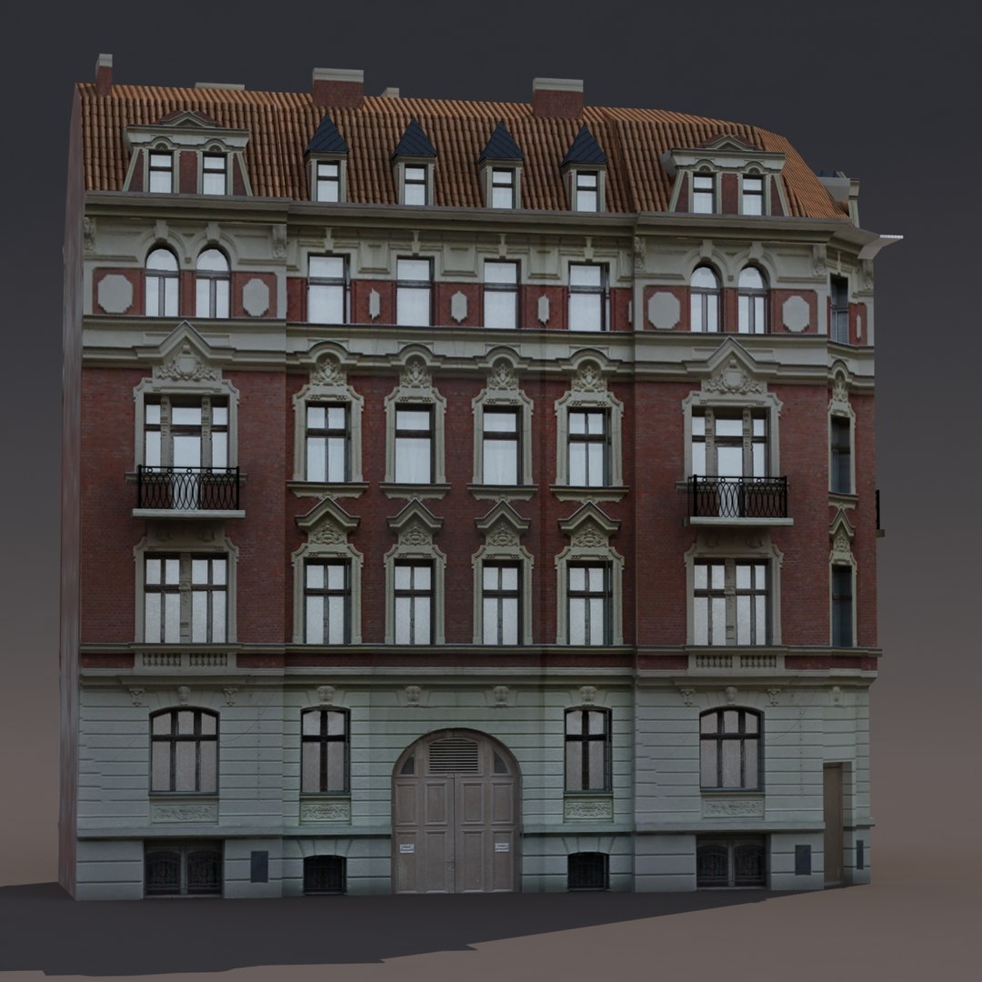 3d Max Old Building