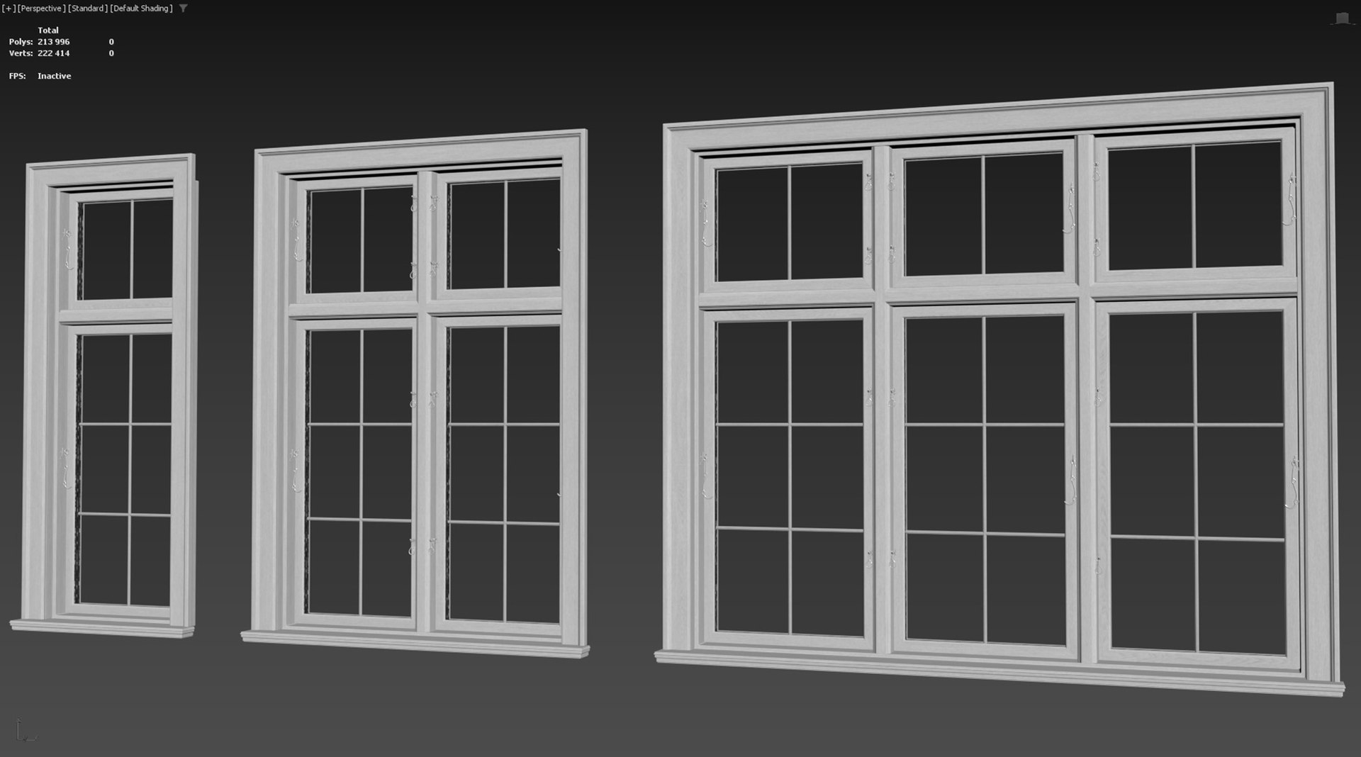 Classic Window 5 3D Model - TurboSquid 2319060