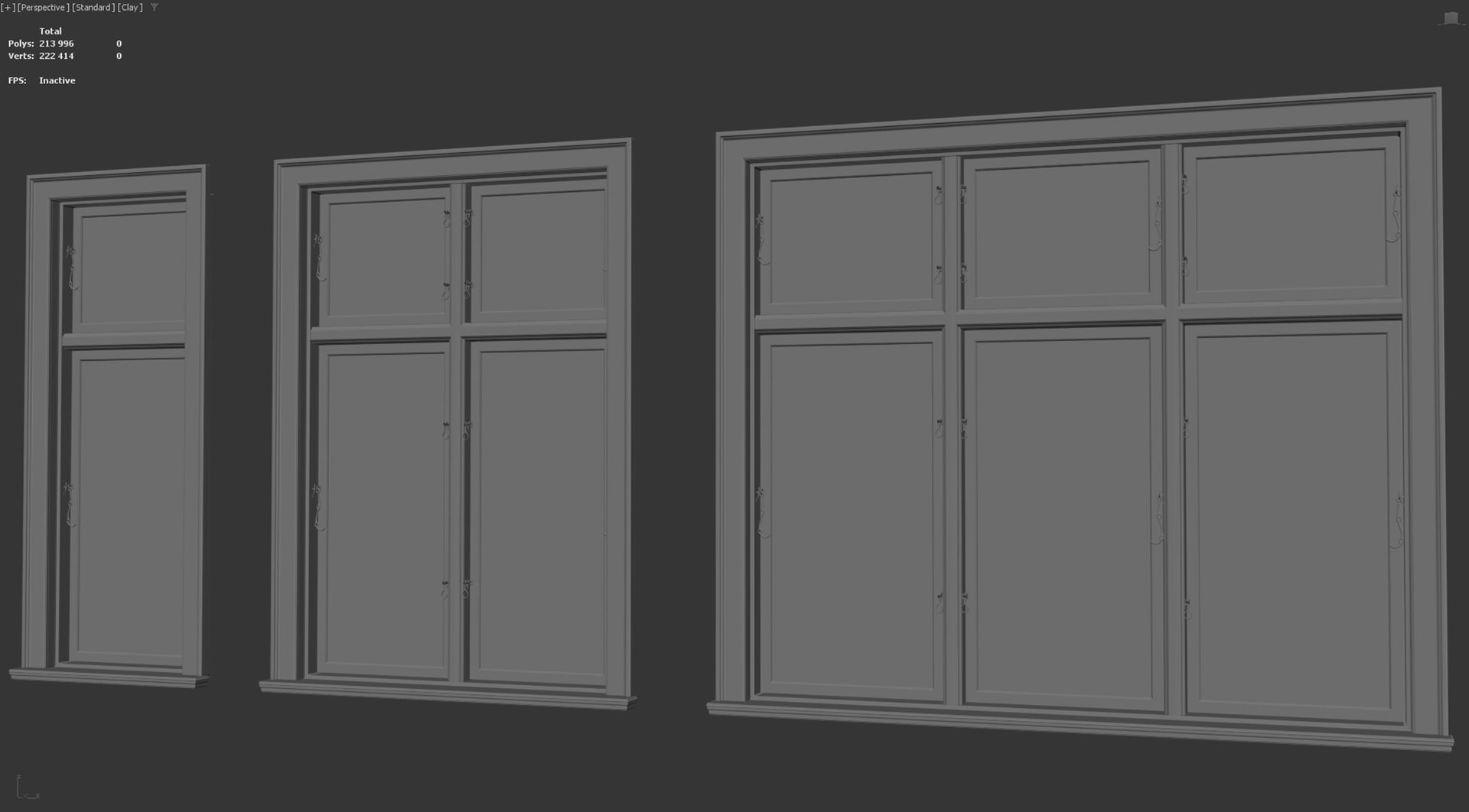 Classic Window 5 3D Model - TurboSquid 2319060