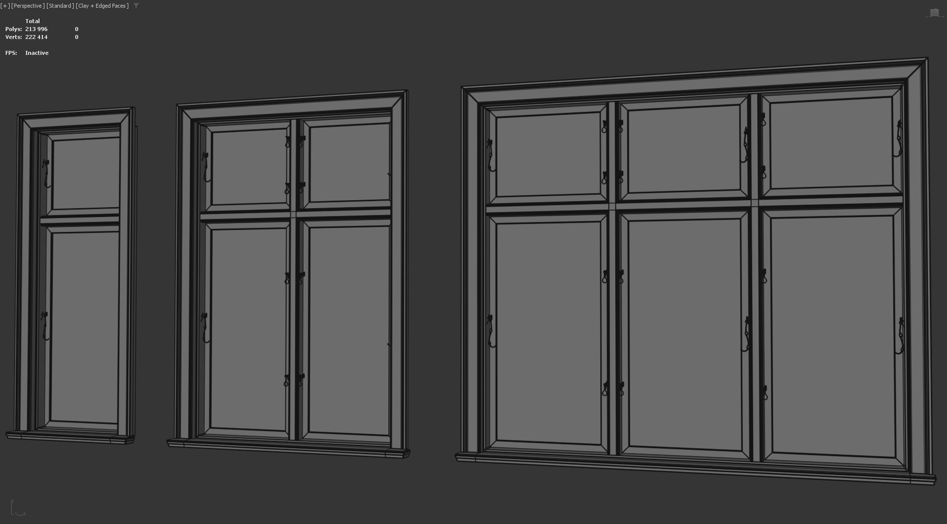 Classic Window 5 3D Model - TurboSquid 2319060