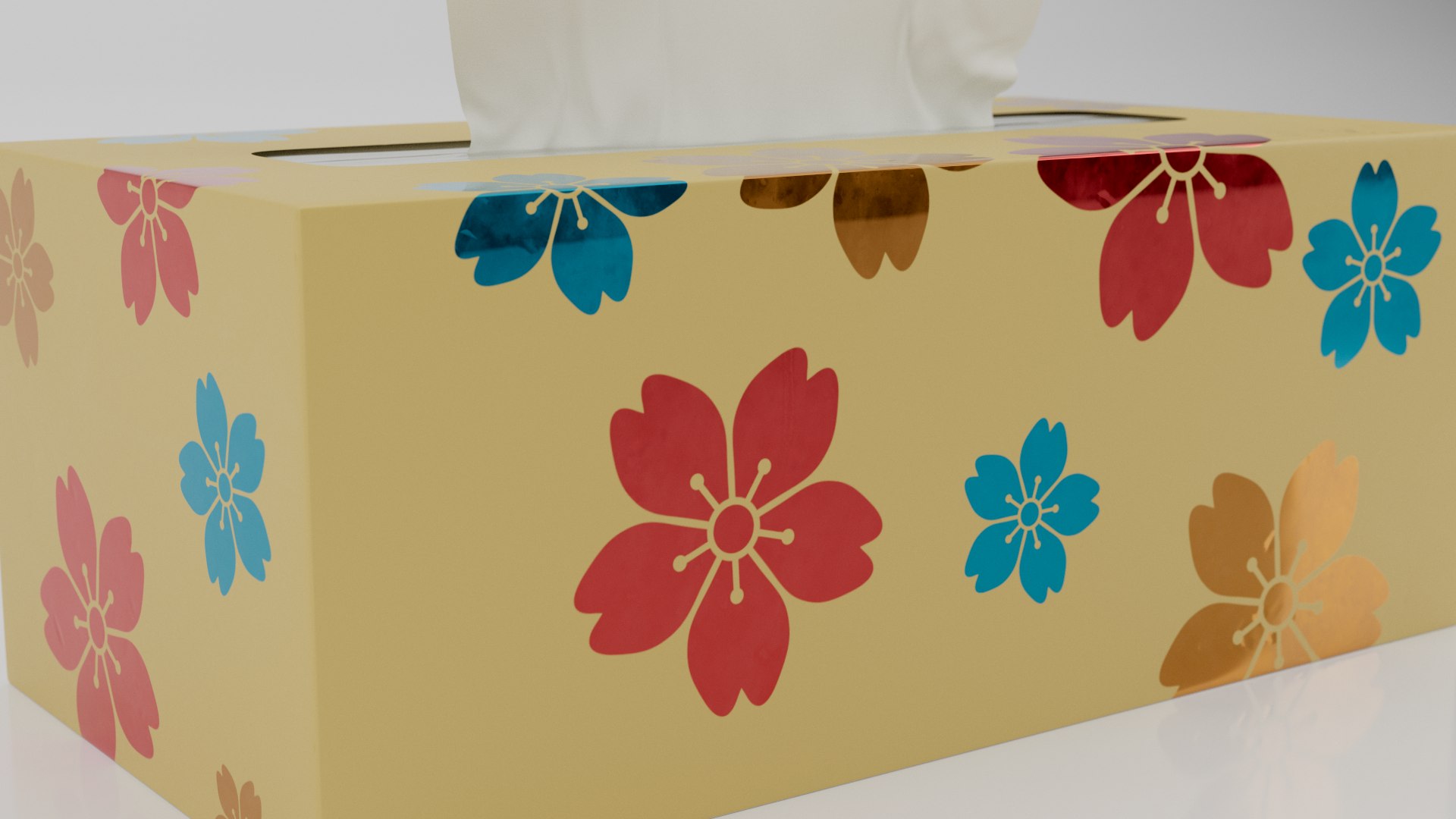 Realistic Tissue Box 3D Model - TurboSquid 2315910