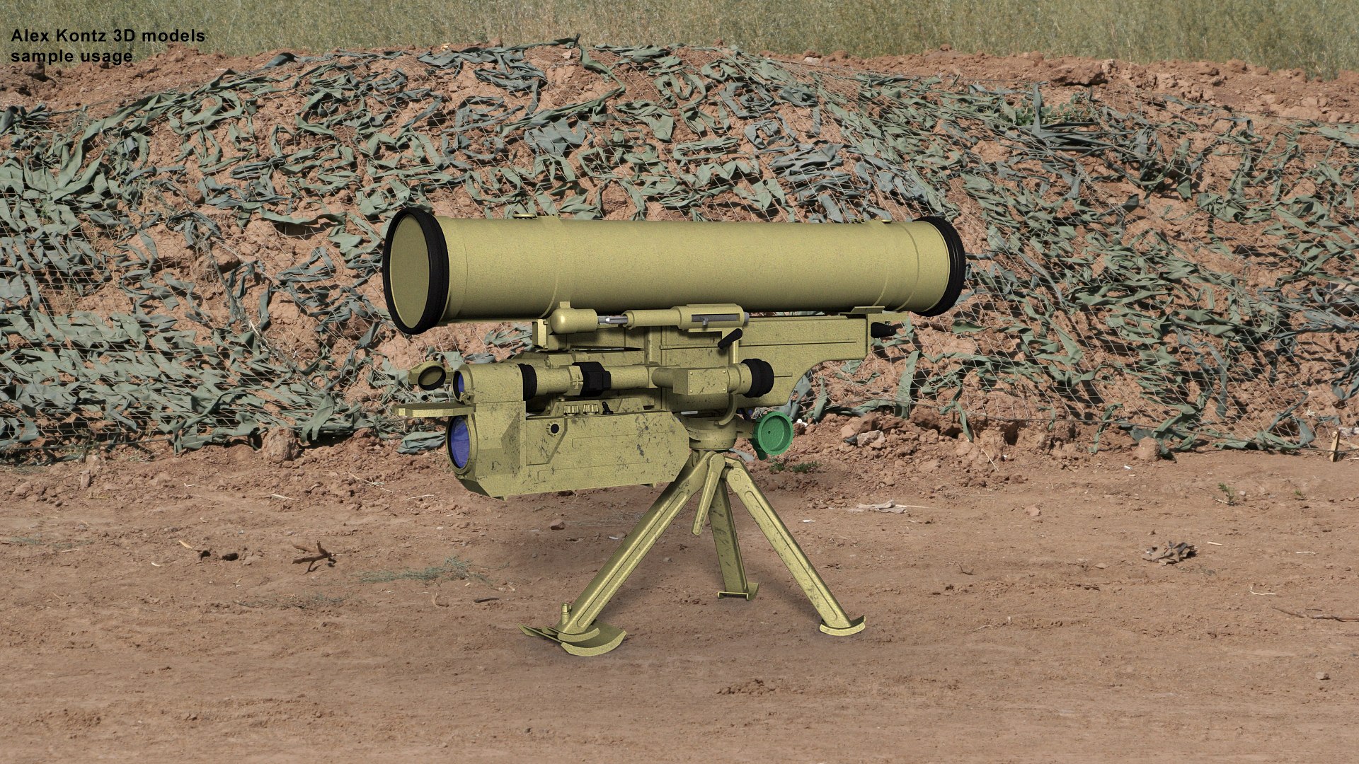 3D Russian man-portable ATGMs - TurboSquid 1994280