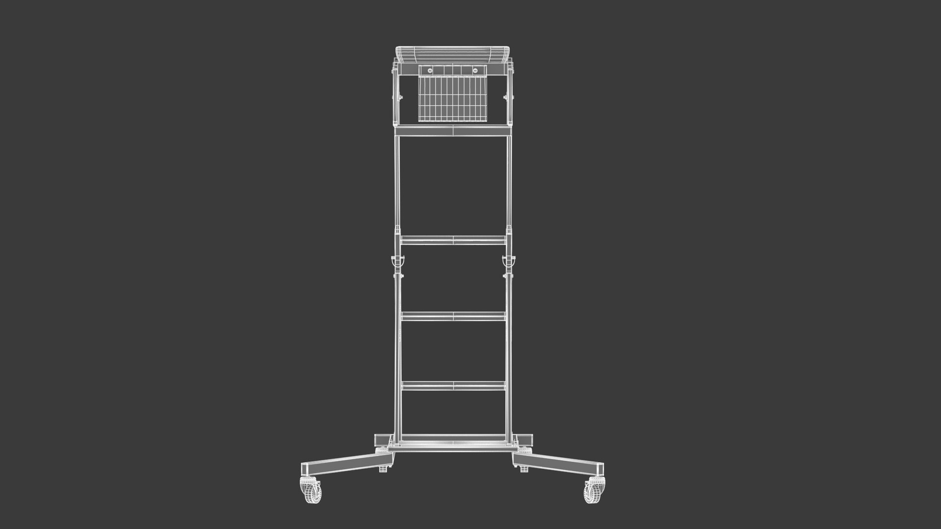 3D Garage Elevated Creeper - TurboSquid 2372280