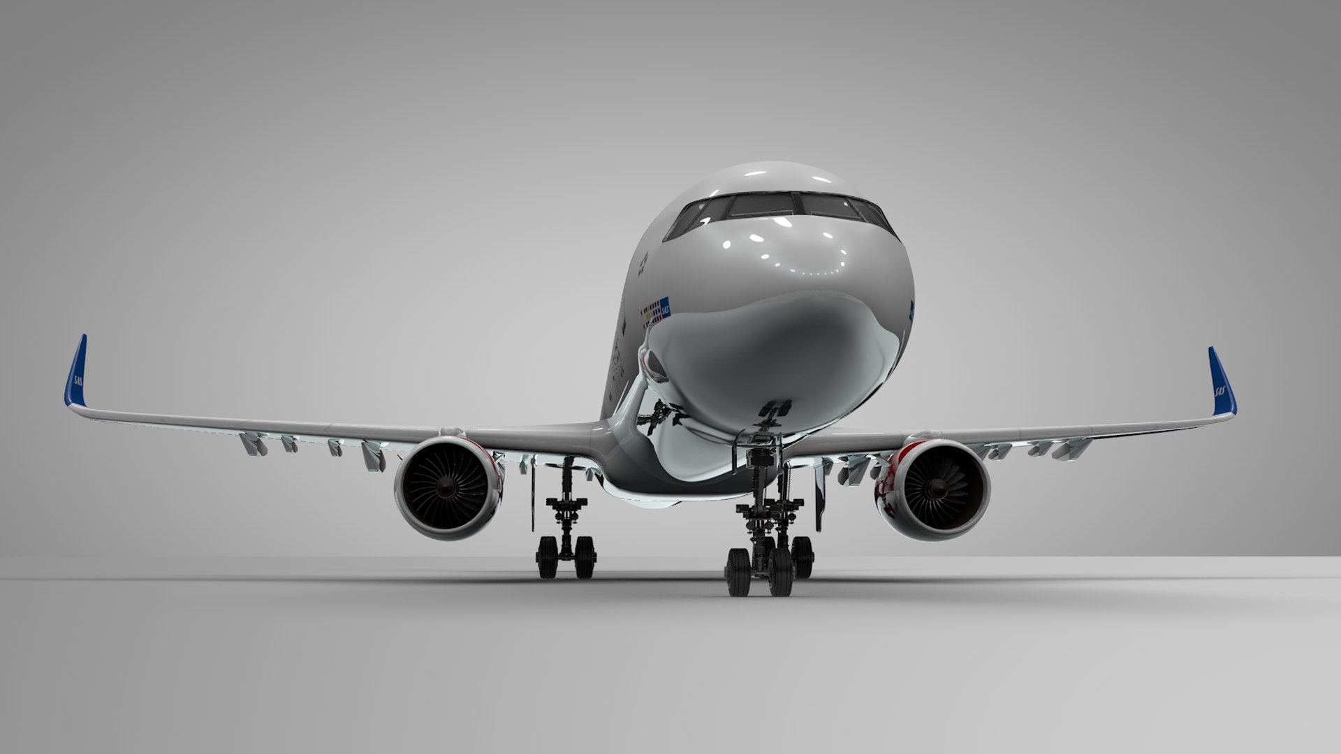 3D airbus a321 neo scandinavian model - TurboSquid 1443176