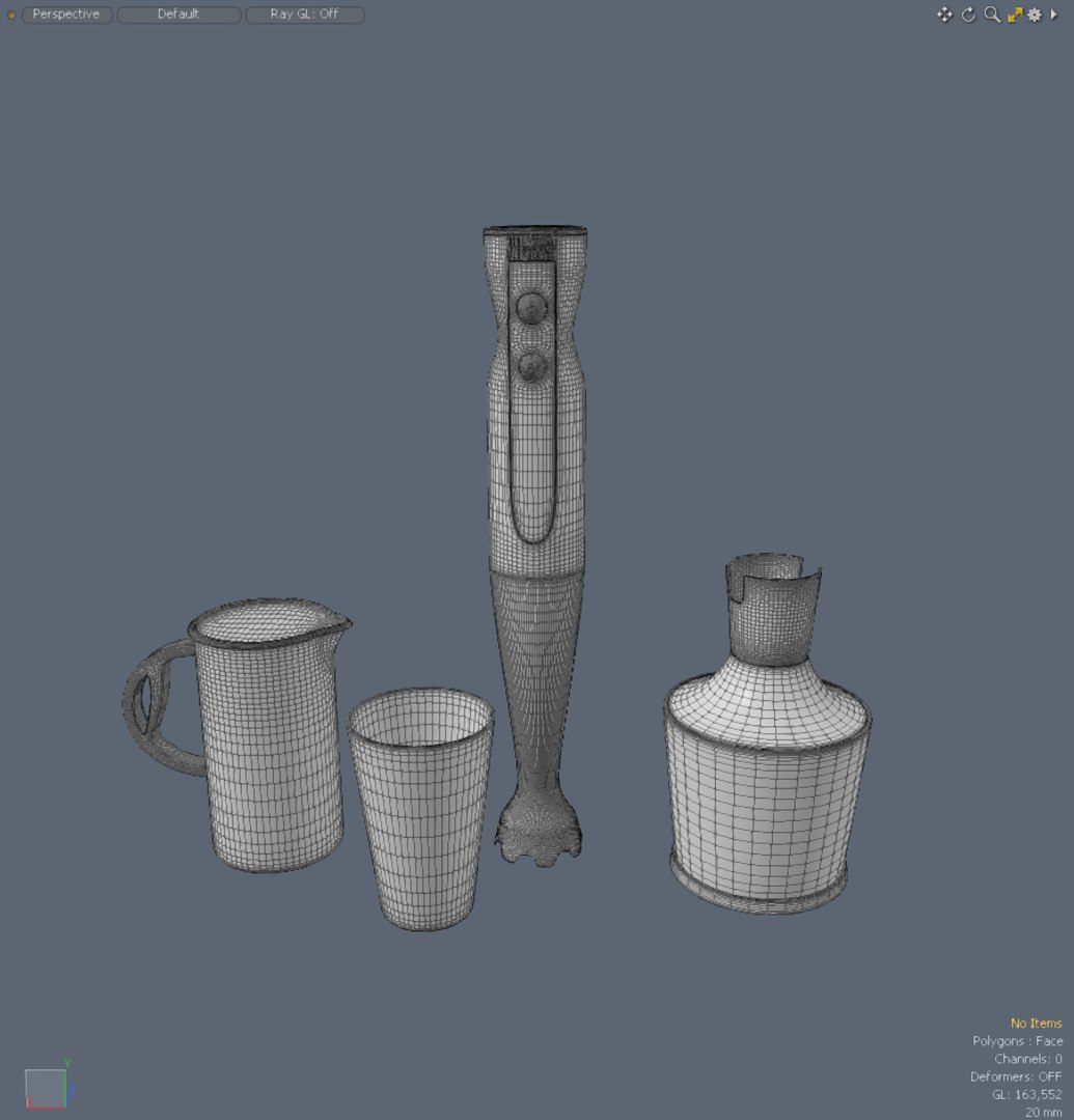 3d model hand blender