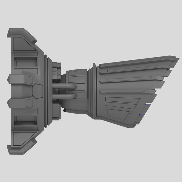 spaceship engine 3d model