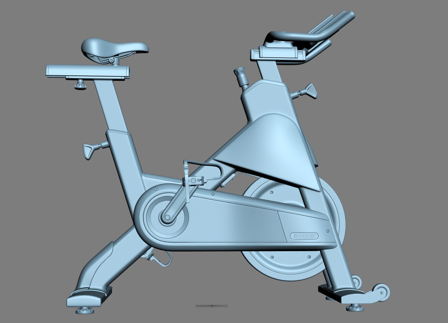 Precor Exercise Bike 3D Model - TurboSquid 1225359