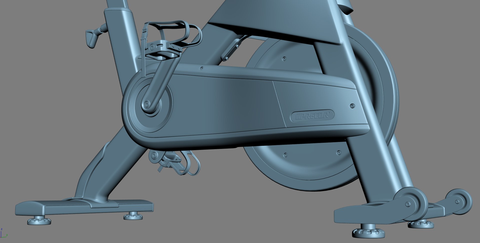 Precor Exercise Bike 3D Model - TurboSquid 1225359