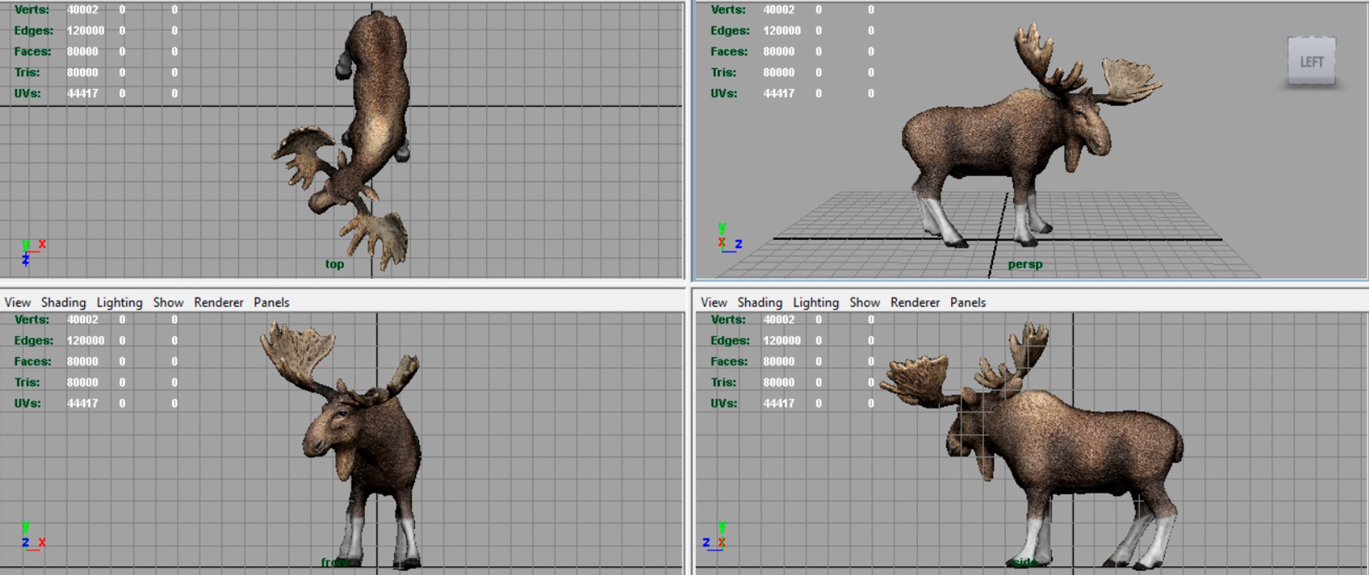 3D Elk | 1143950 | TurboSquid