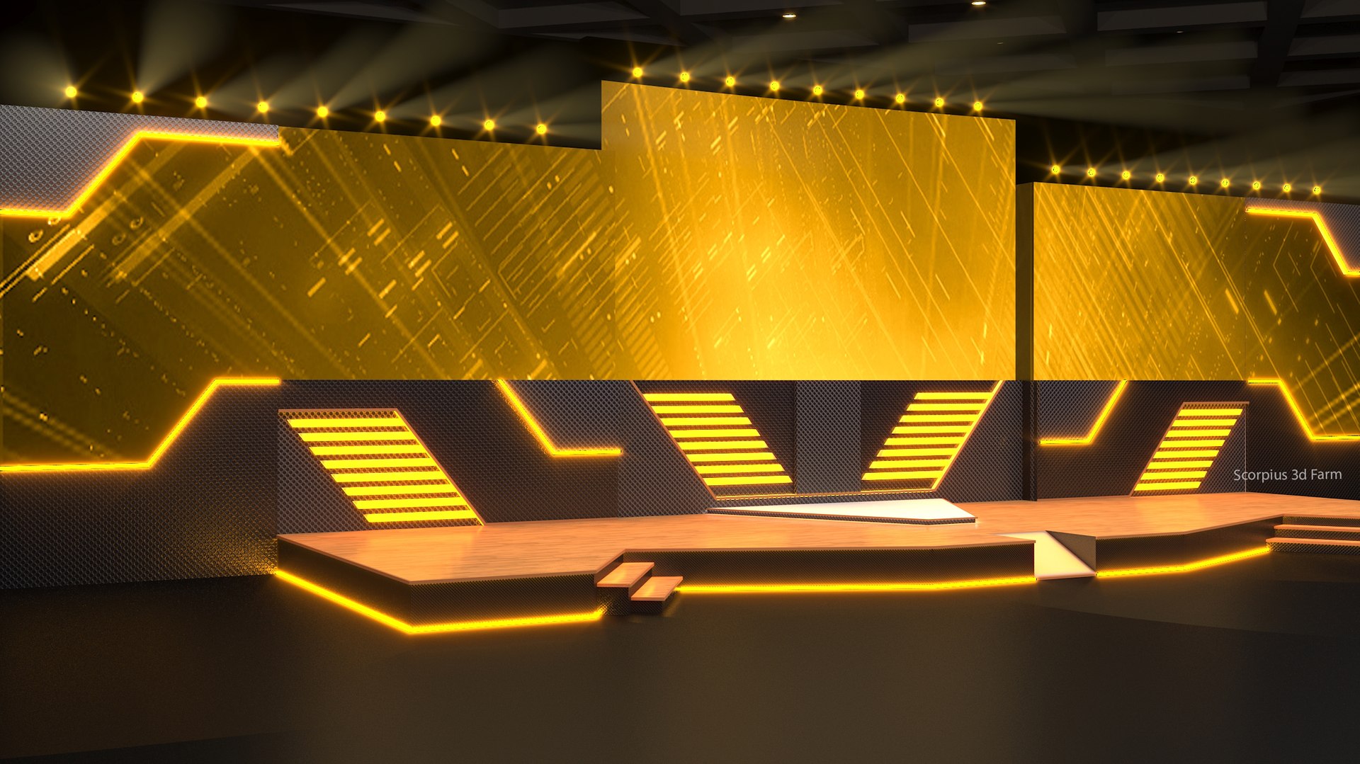 3D Virtual Stage - TurboSquid 1840183