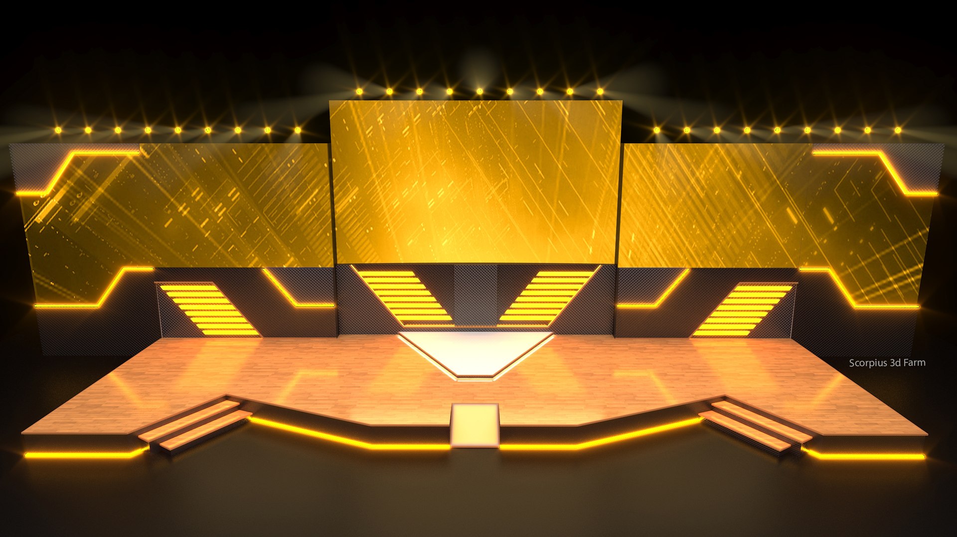 3D Virtual Stage - TurboSquid 1840183