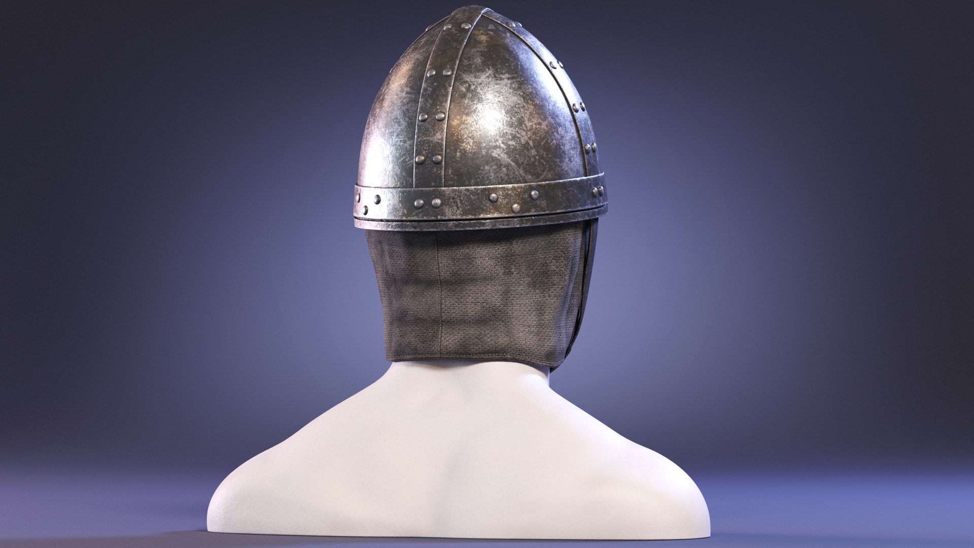 Saxon Helmet 3d Model
